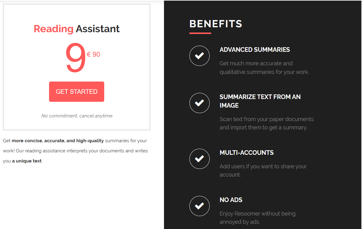 Resoomer AI: Text Summarization Tool - Guidady